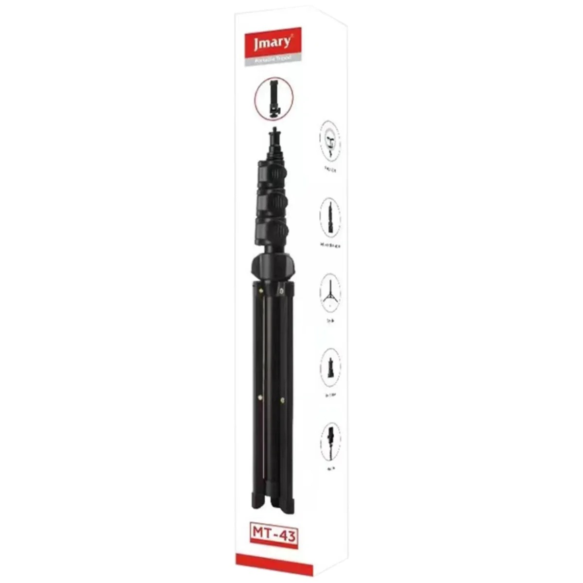 Jmary MT-43 Tripod 1.33M for Light & Phone – Lap Tec